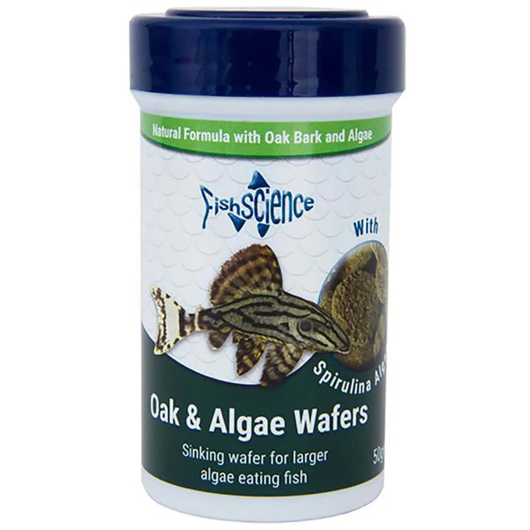 Buy FishScience Oak and Algae Wafers Online at £4.29