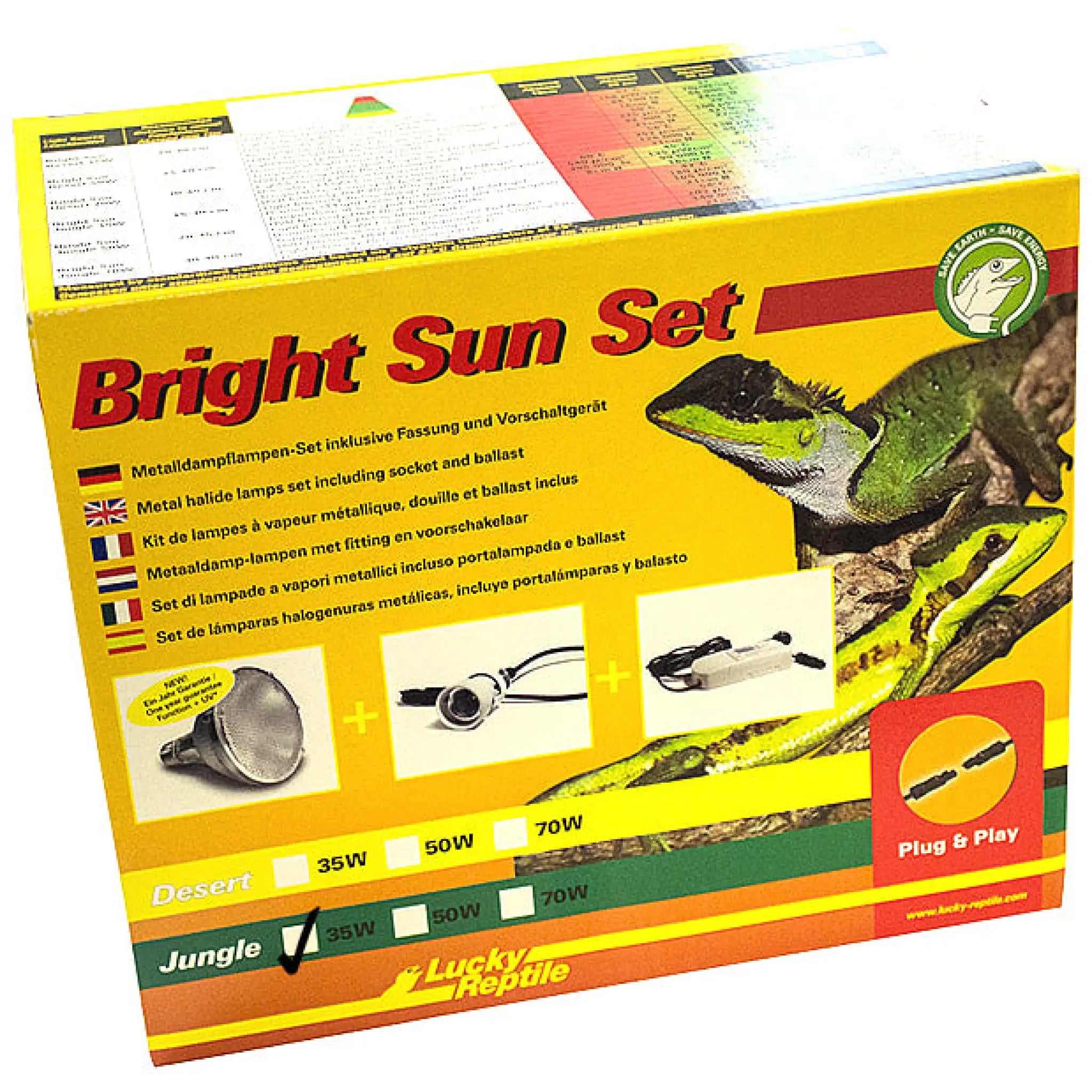 Buy Lucky Reptile Bright Sun Evo Set Jungle Online at £103.89