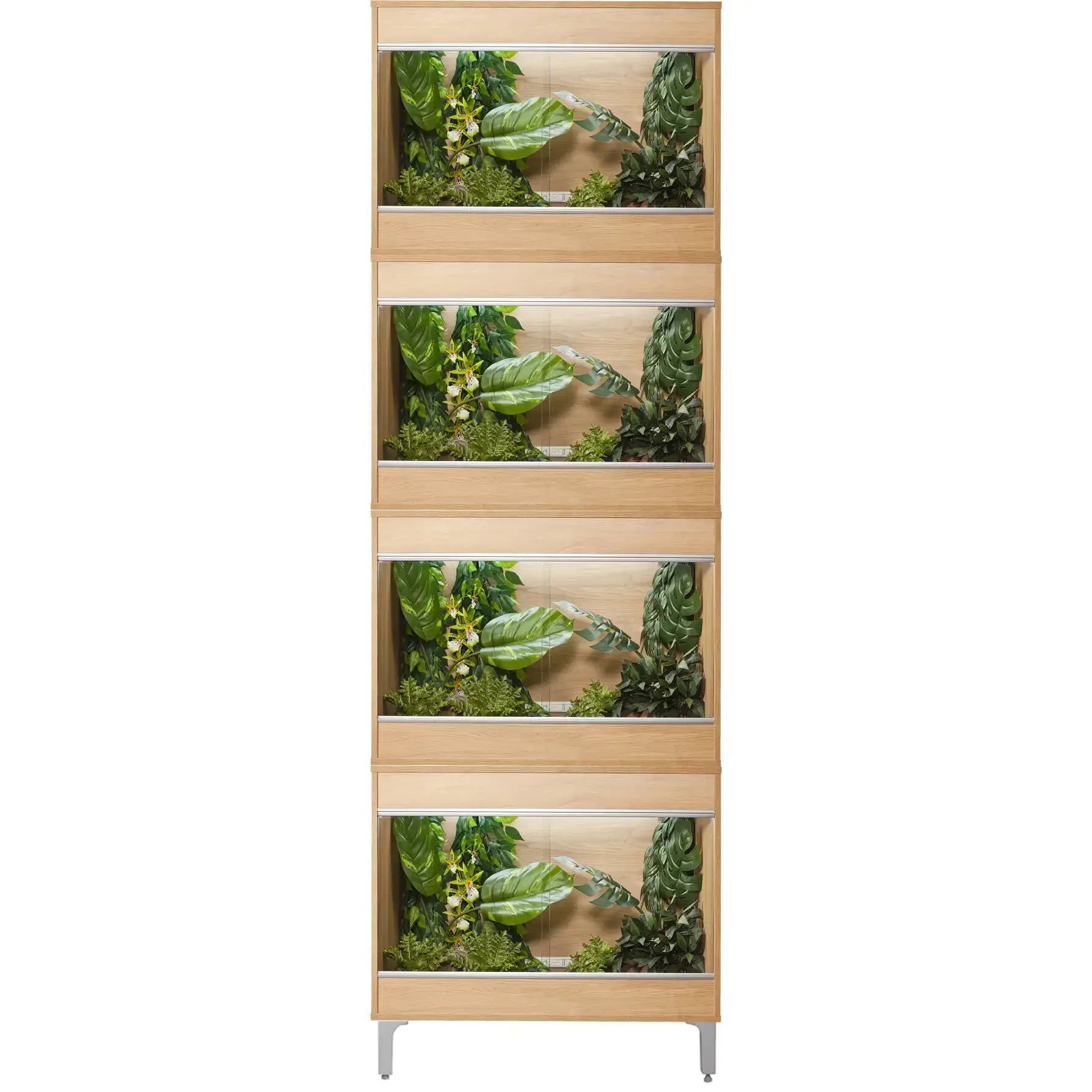 Buy Vivexotic Repti-Home 4-Stack Vivariums - Small with Feet 57.5cm Oak ...
